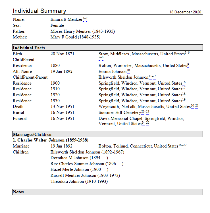 Creating Ancestor Reports – Heartland Genealogy