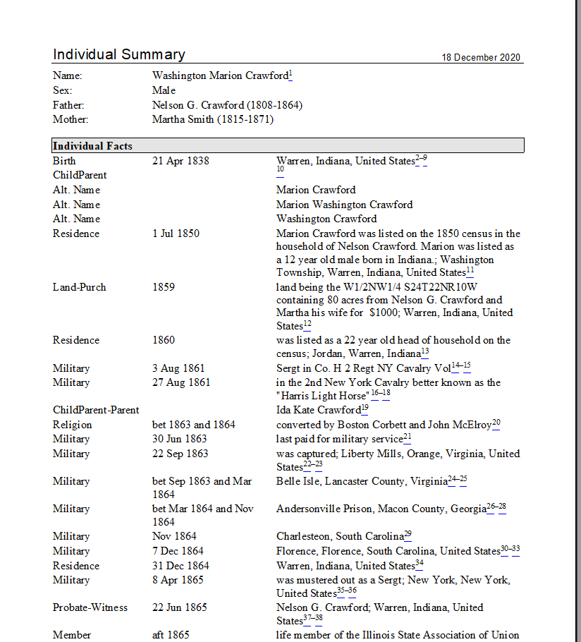 Creating Ancestor Reports – Heartland Genealogy