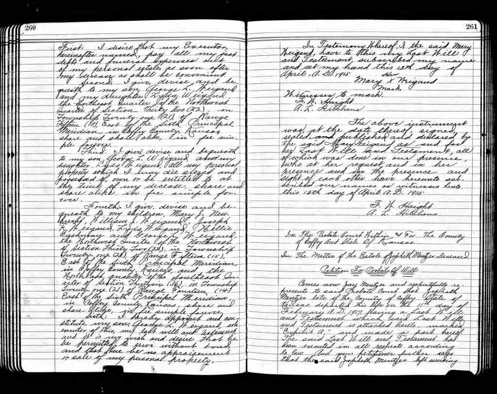 Mentzer Will - Heartland Genealogy