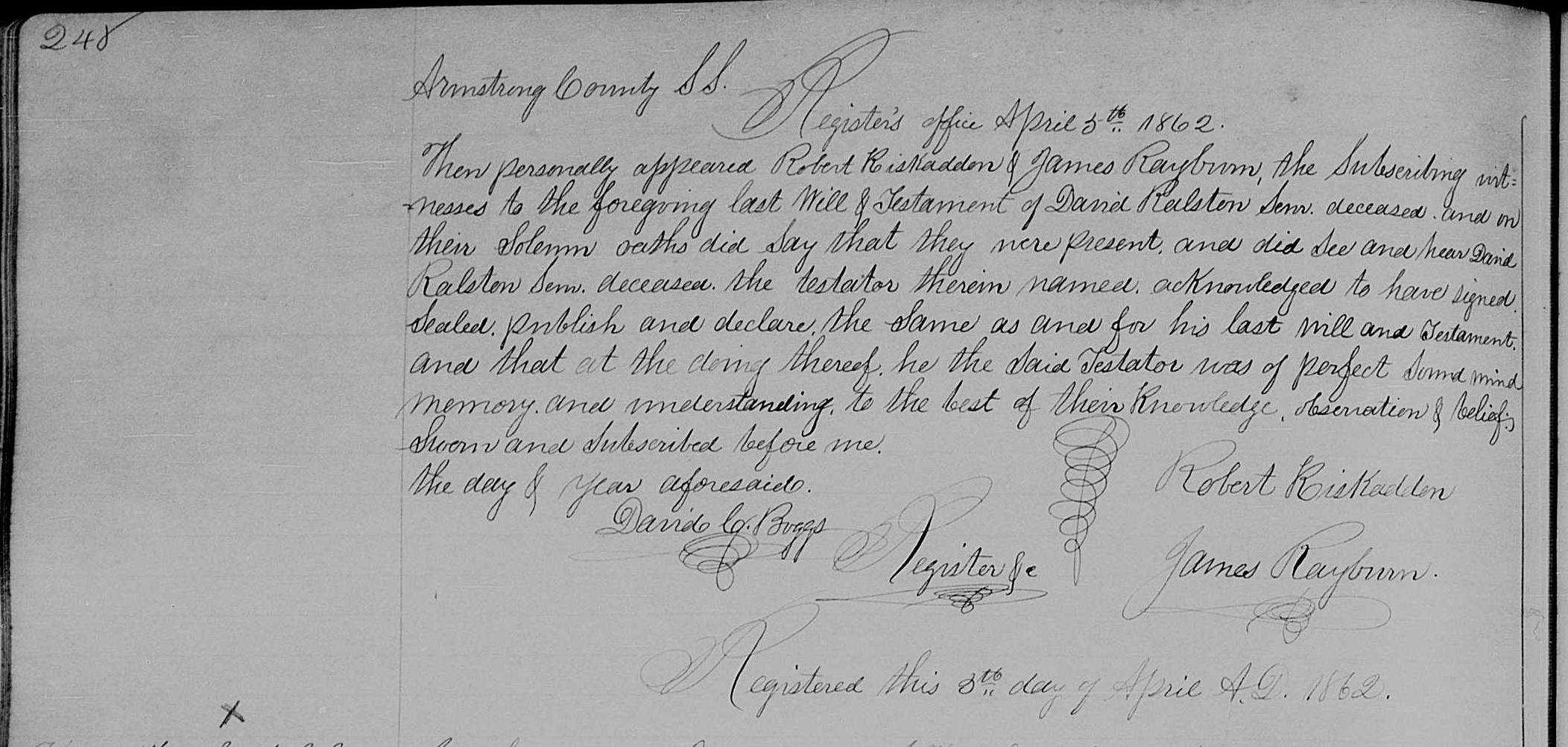 Ralston Will – Heartland Genealogy